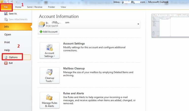 Cách sửa lỗi Outlook "Search results may be incomplete because items ...