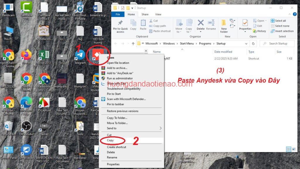 Cách thêm Anydesk khởi động cùng Windows 10, 7 và 11